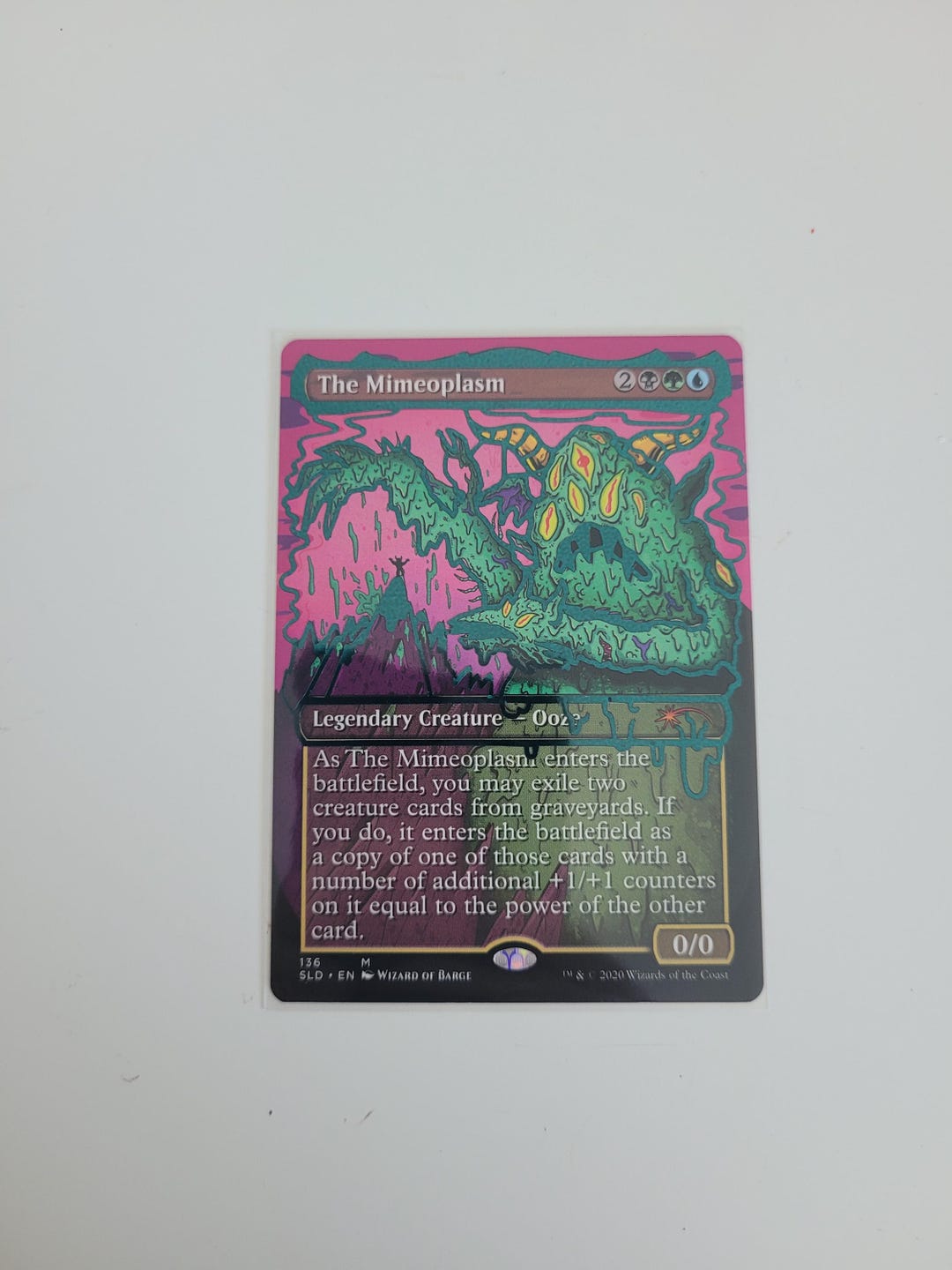 Magic Alter the Mimeoplasm Teal Metallic Overlay Altered Art - Etsy