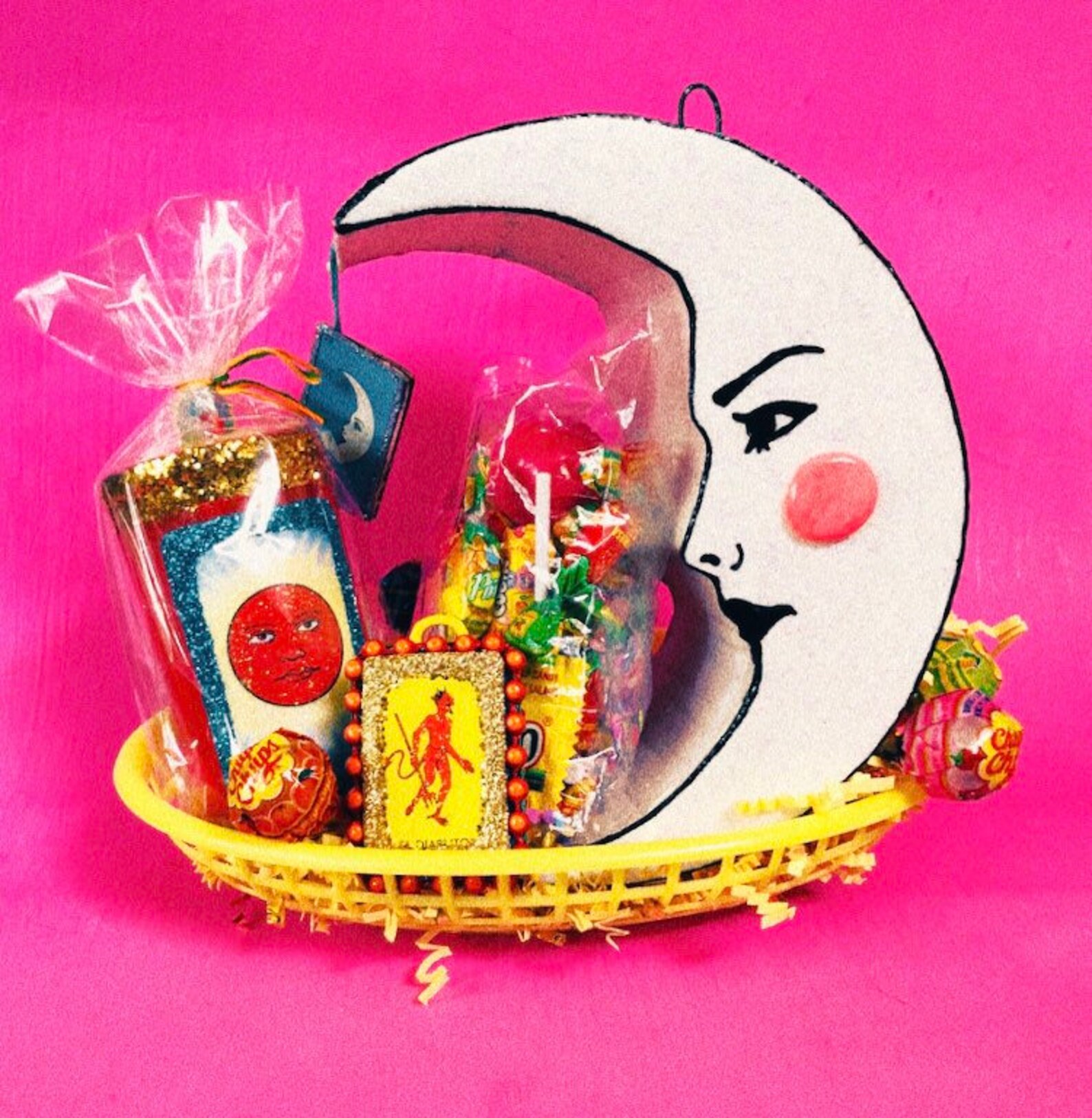 Little Luna Piñata Mini Lotería Prayer Candle Gift Set | Etsy