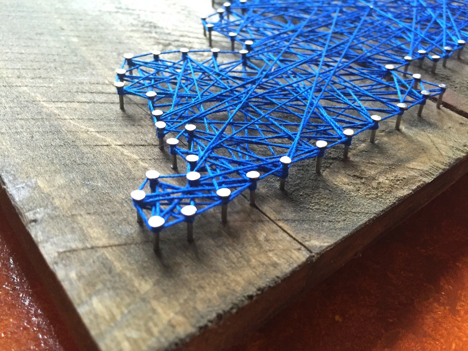 Custom State Outline String Art Wall Art State Art - Etsy