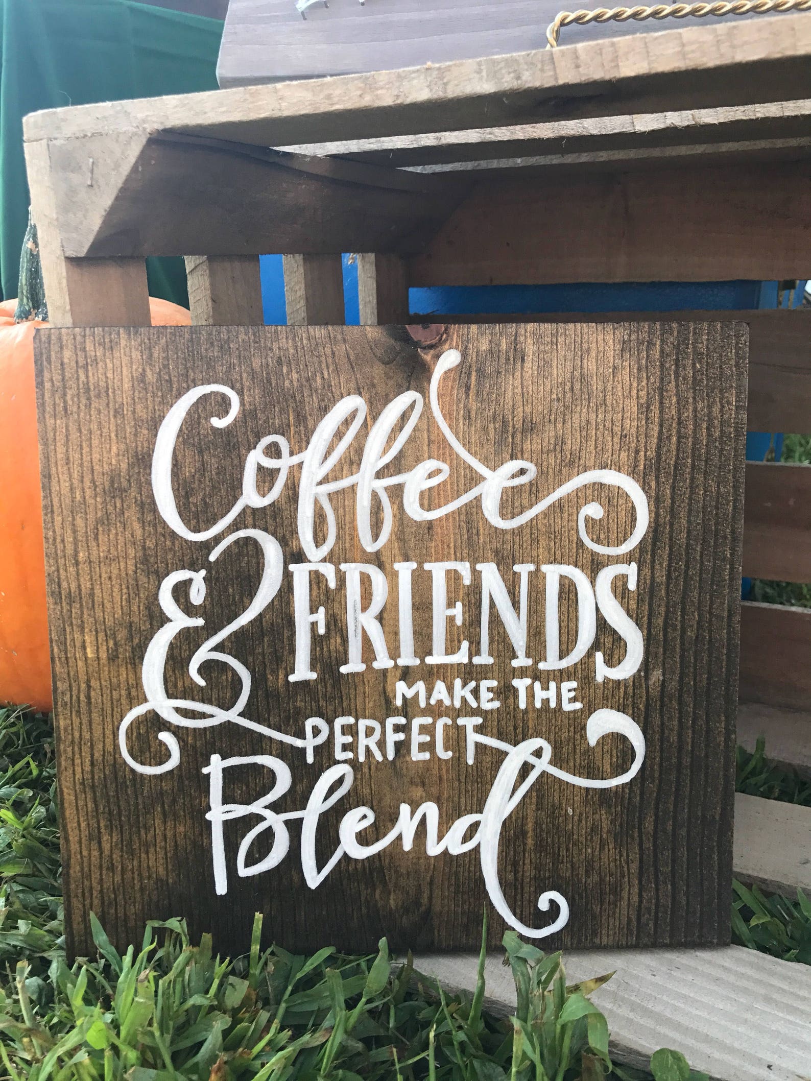 Coffee & Friends make the perfect blend Handpainted custom | Etsy