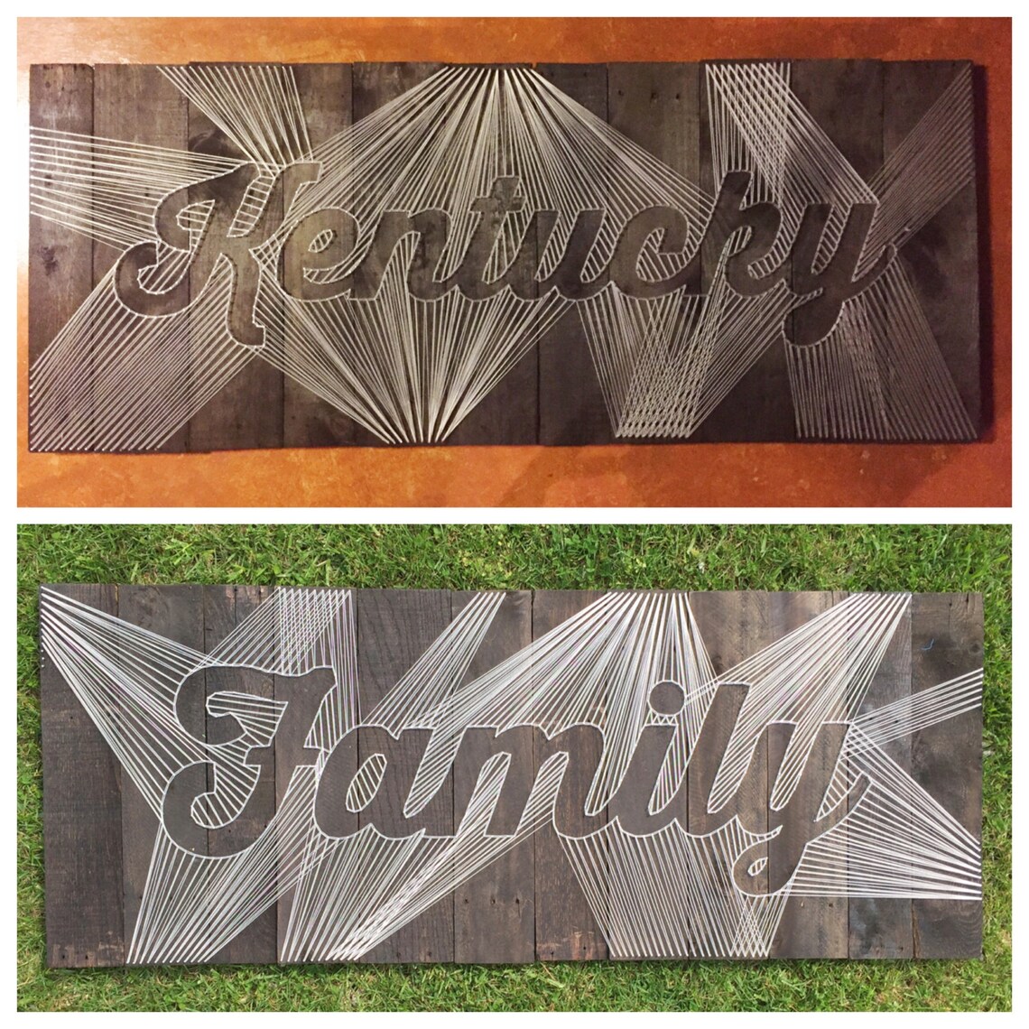 Custom Lettered String Art Word and Phrase Wall Art - Etsy