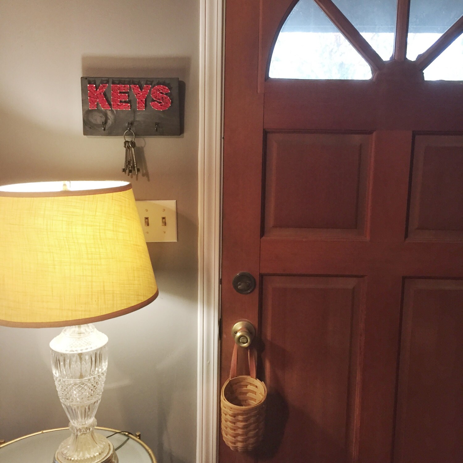 String Art Key Hook Custom Storage - Etsy