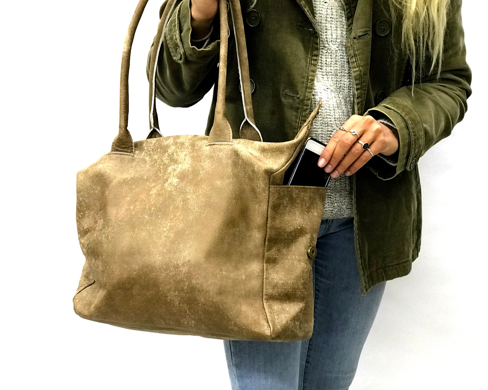 Leather zipper bag Leather zipper Handbag Medium Leather Purse | Etsy