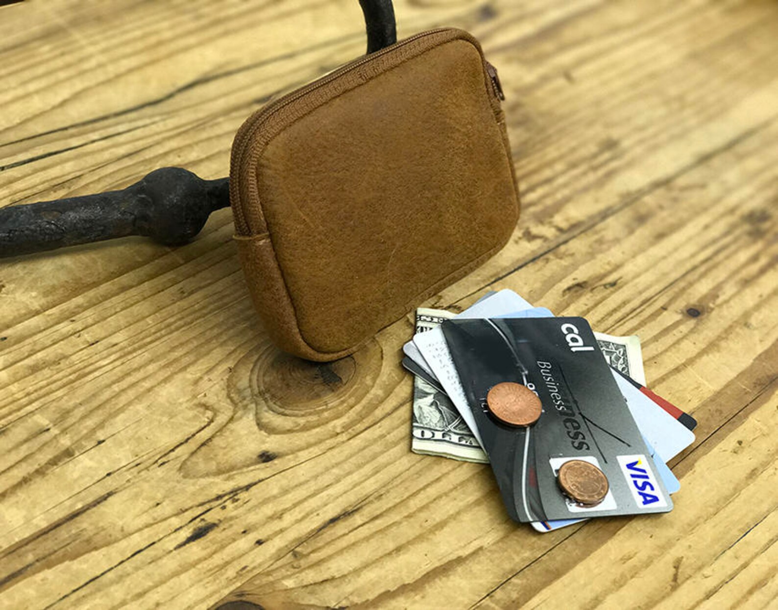 Small Wallet Coin Purse Credit Card Case Pouch Mens Coin - Etsy