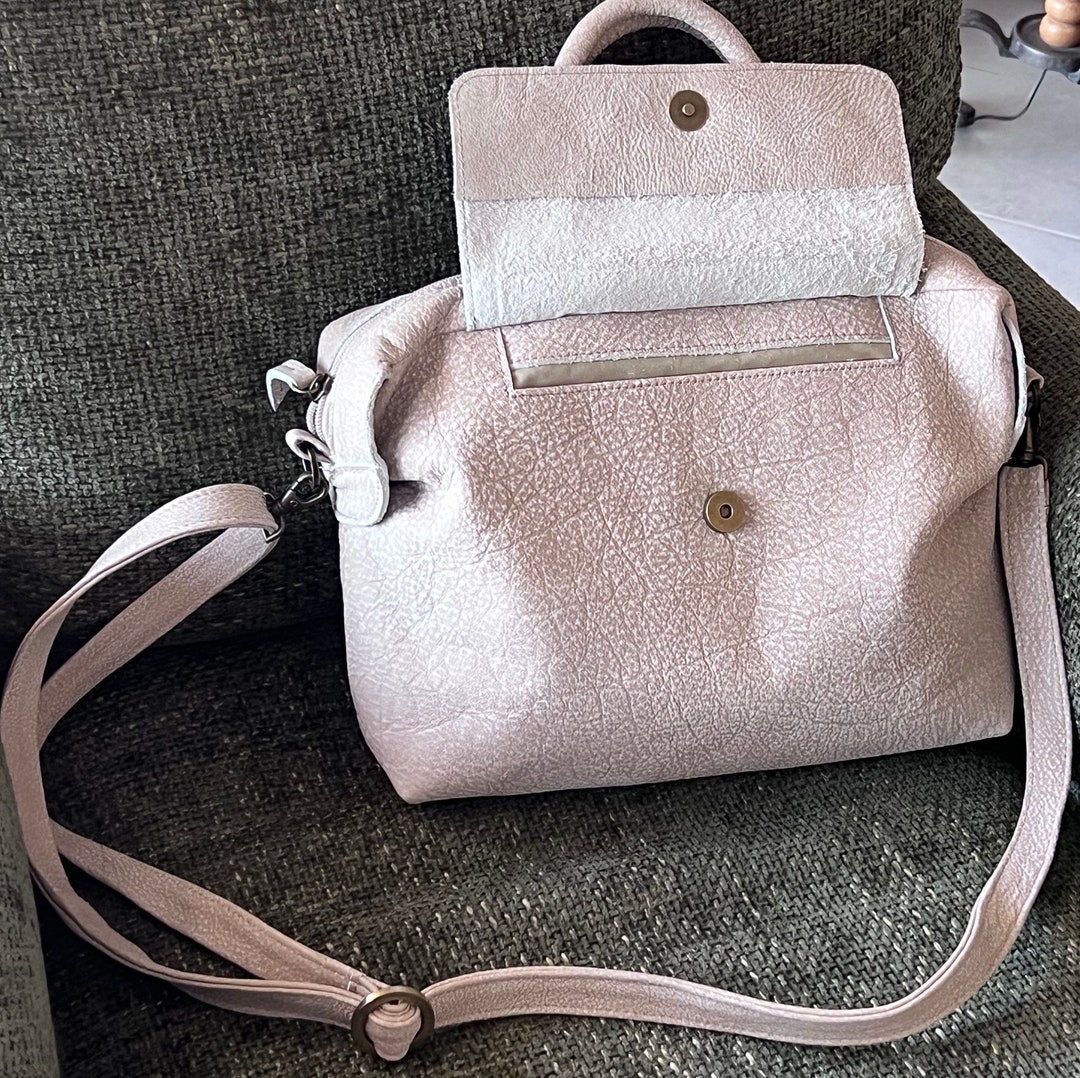 Kleine Beige Leder Handtasche, Kleine Leder Handtasche, Frauen kleine ...
