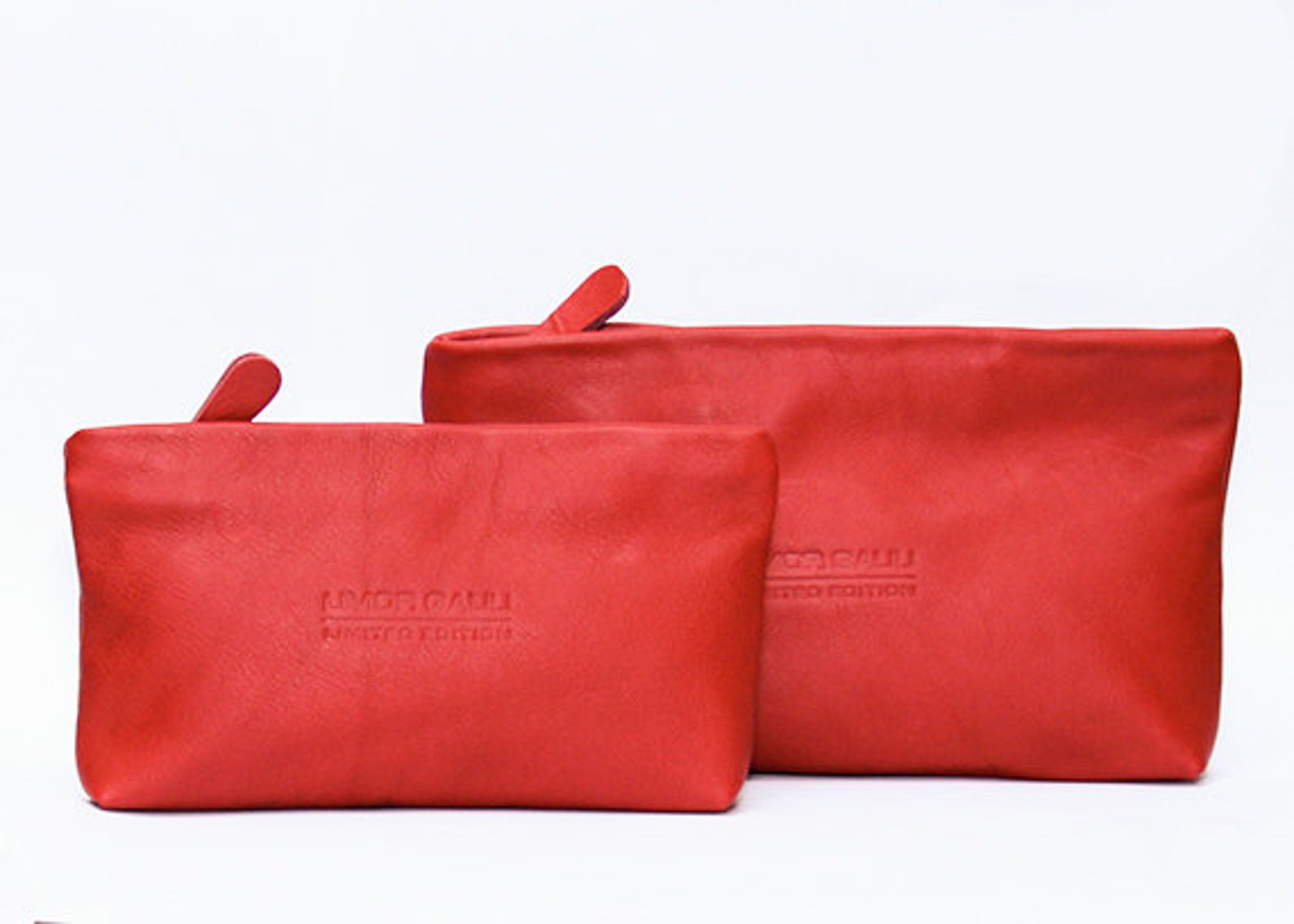 Small Red Leather Pouch Purse Small Leather Pouch Handmade - Etsy