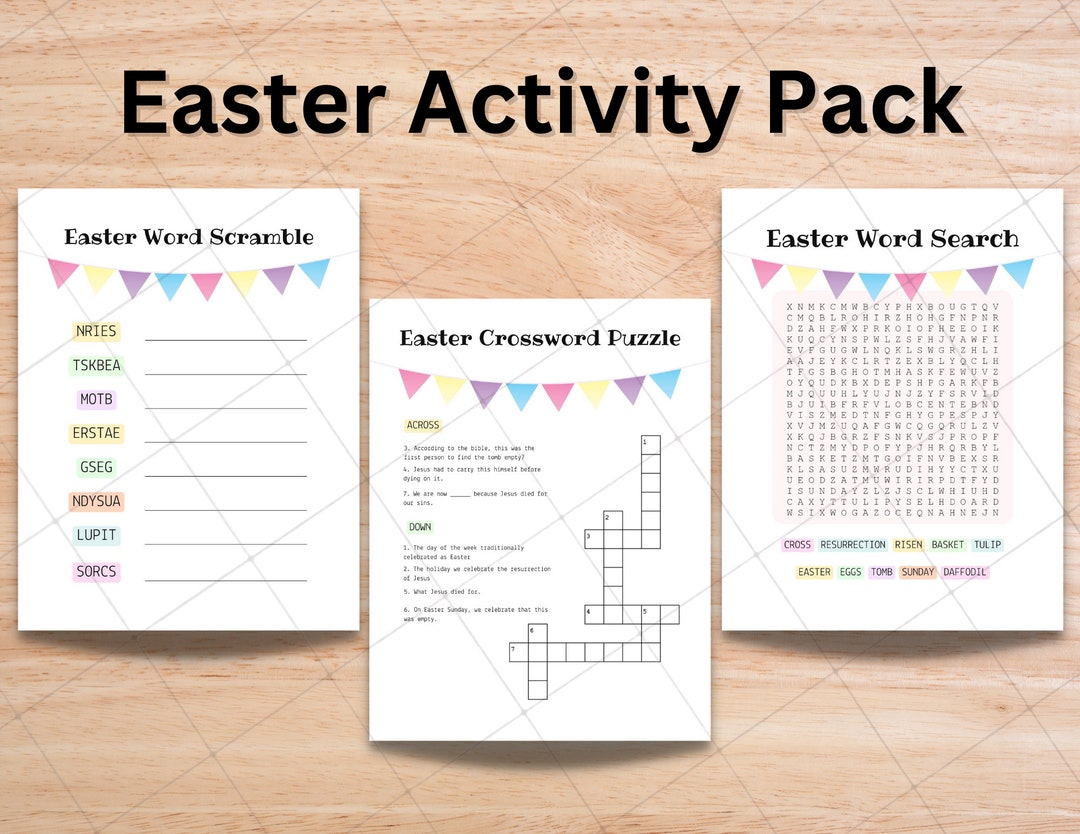 Easter Activity Pack - Printable Coloring and Activity Sheets for Kids ...