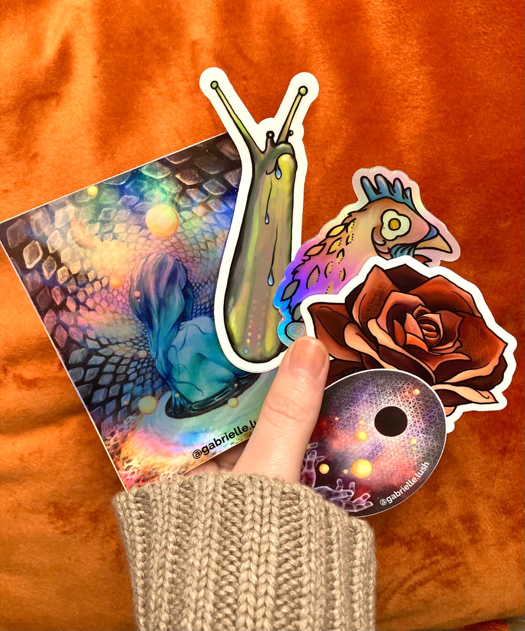 Cosmic Sticker 5 Pack | Chicken Slug Decor Hanging Decoration ...