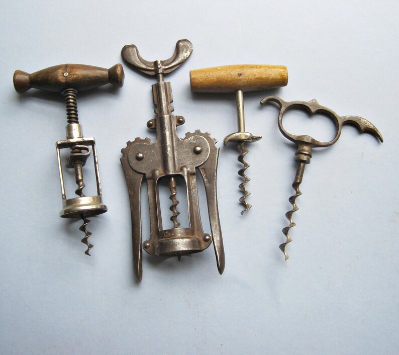 Four Early 20th C. Corkscrews - Etsy
