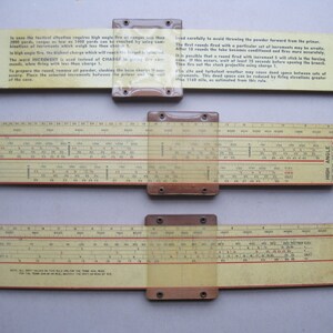 3 US Korean War Artillery Slide Rules - Etsy
