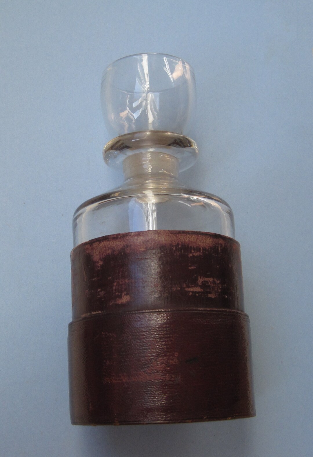 19th C. Cased Bottle With Shot-glass Stopper - Etsy