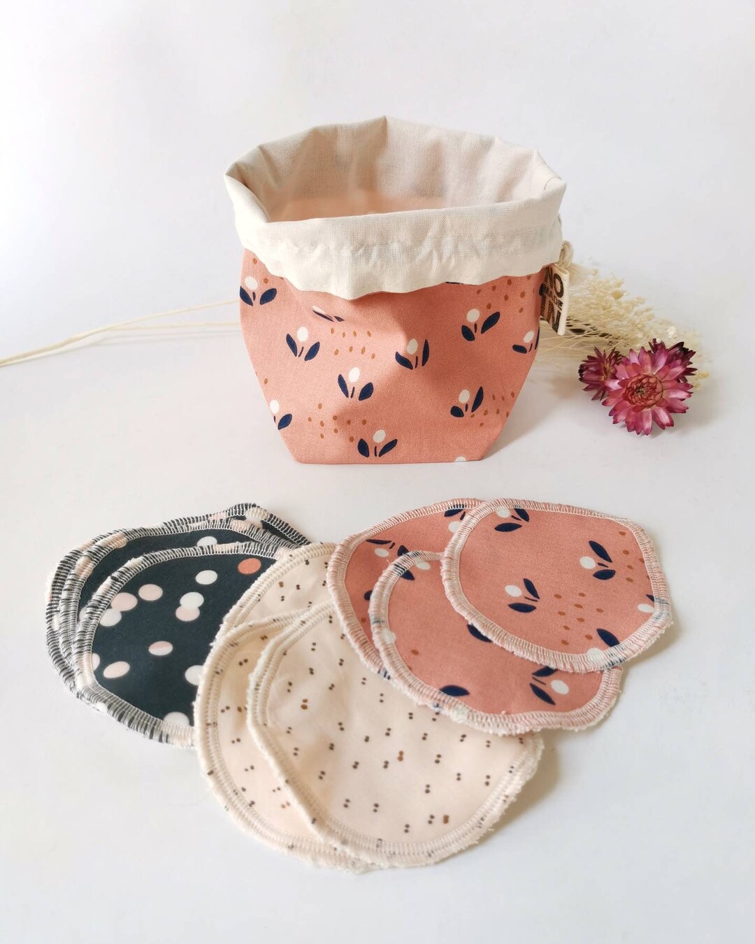 Disques de cotons demaquillants lavables - micro éponge Bambou ou coton ...