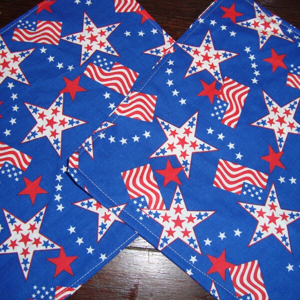 American Flag Pocket Squares - Etsy