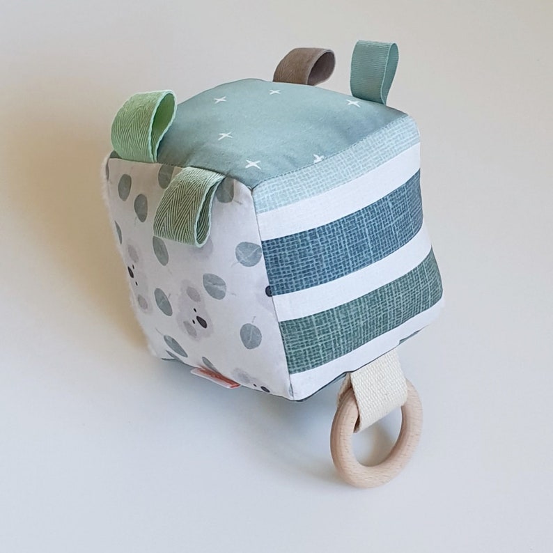 BLINKY Soft Sensory Cube Montessori Toy Unisex Baby Gift Australiana - Etsy
