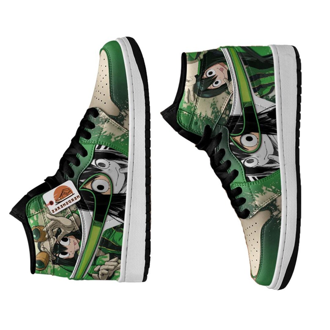 Tsuyu Asui Sneakers Custom MHA Anime Shoes - Etsy