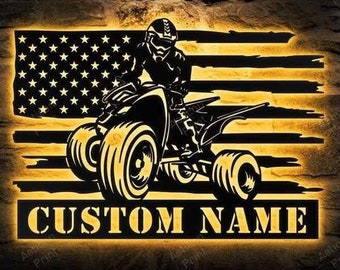 Custom Atv Metal Sign - Etsy