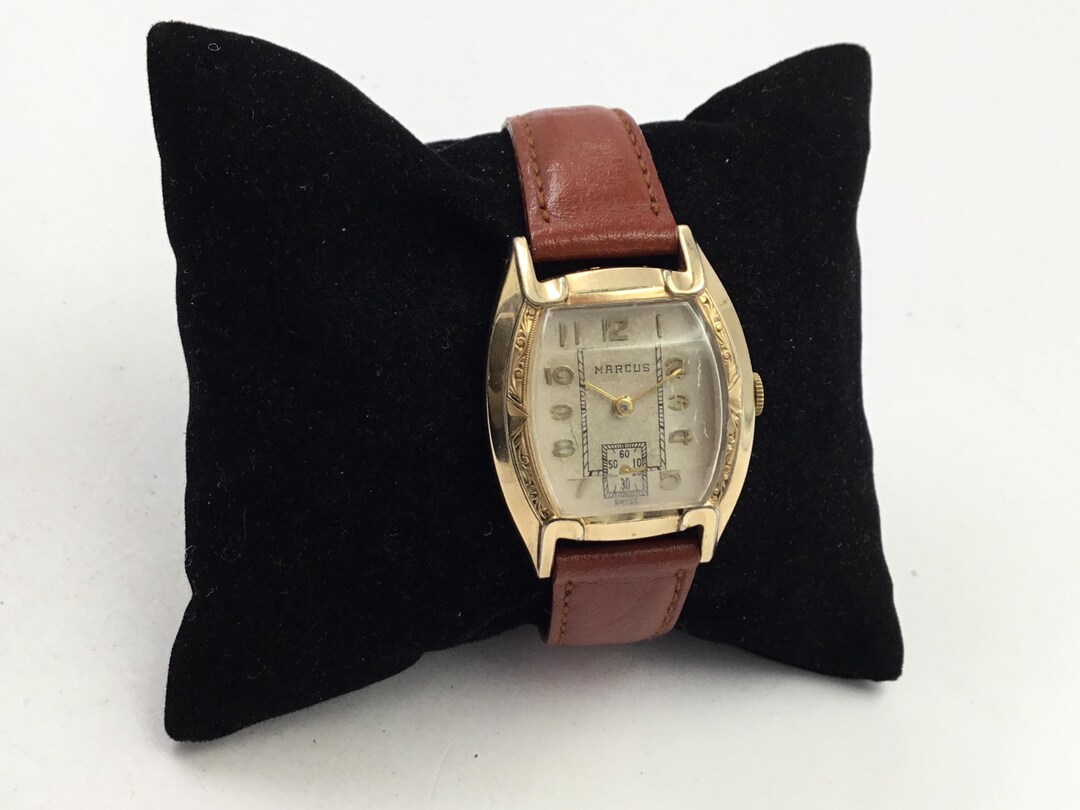 MARCUS Carriage-style Mechanical Hand-wound Watch for Men, Manufactured ...