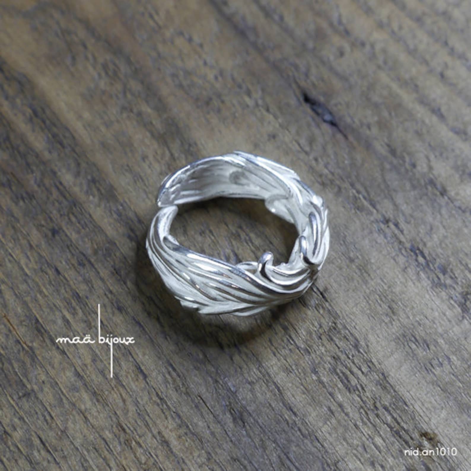 Sterling Silver Tangled Ring, Unique Adjustable Ring, Tangled and ...