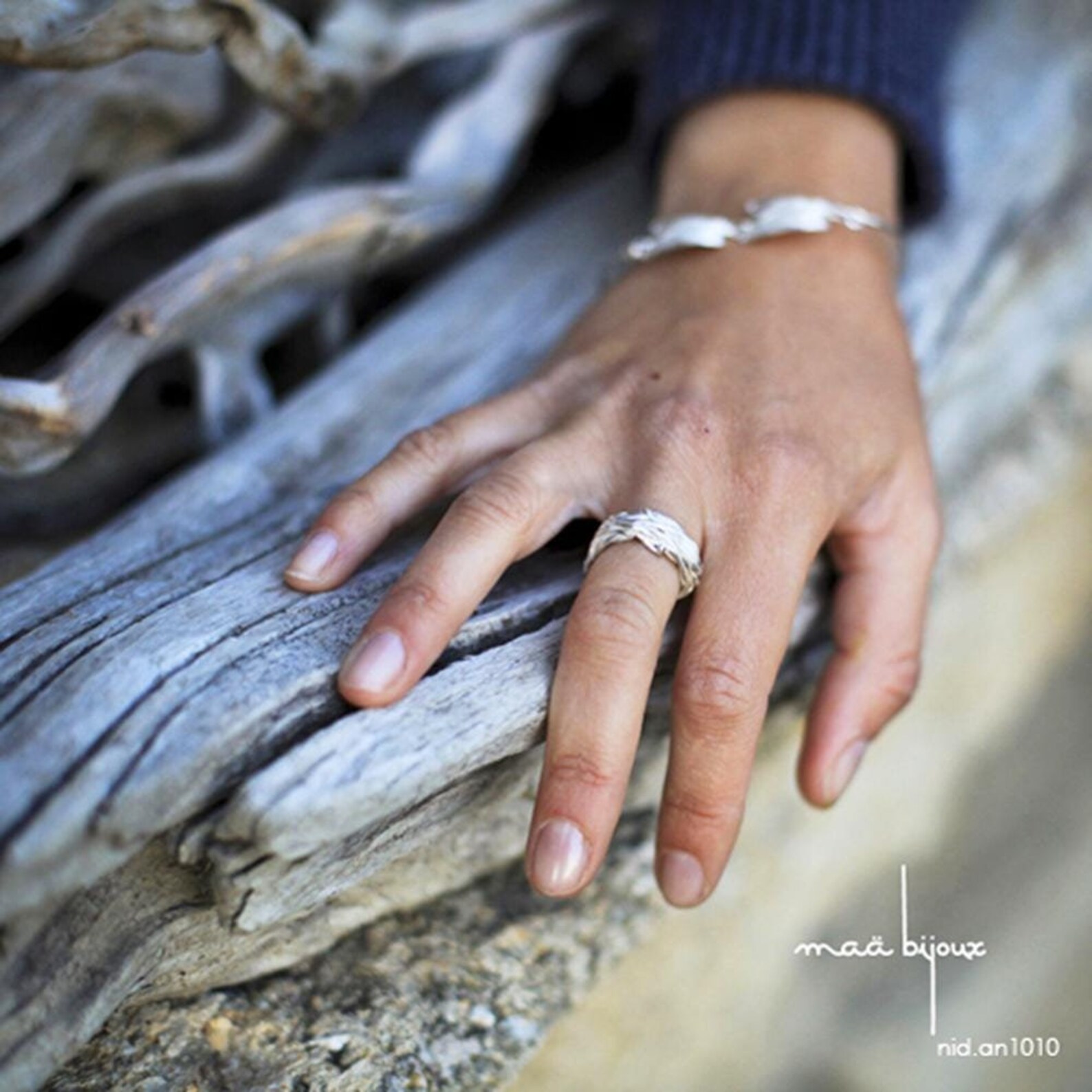 Sterling Silver Tangled Ring, Unique Adjustable Ring, Tangled and ...