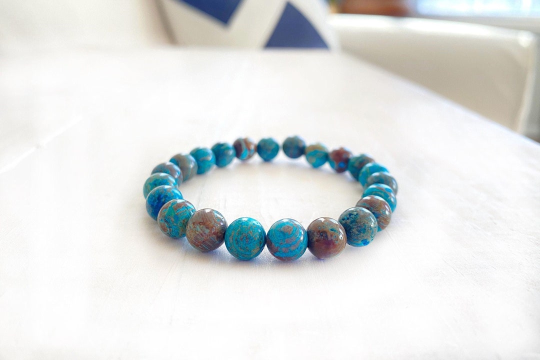Tranquility & Strength Bracelet: Imperial Jasper, Root Chakra Stone - Etsy