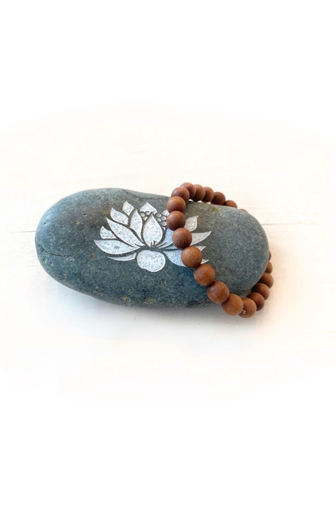 Peace & Mindfulness Bracelet: Sandalwood, Root Chakra - Etsy
