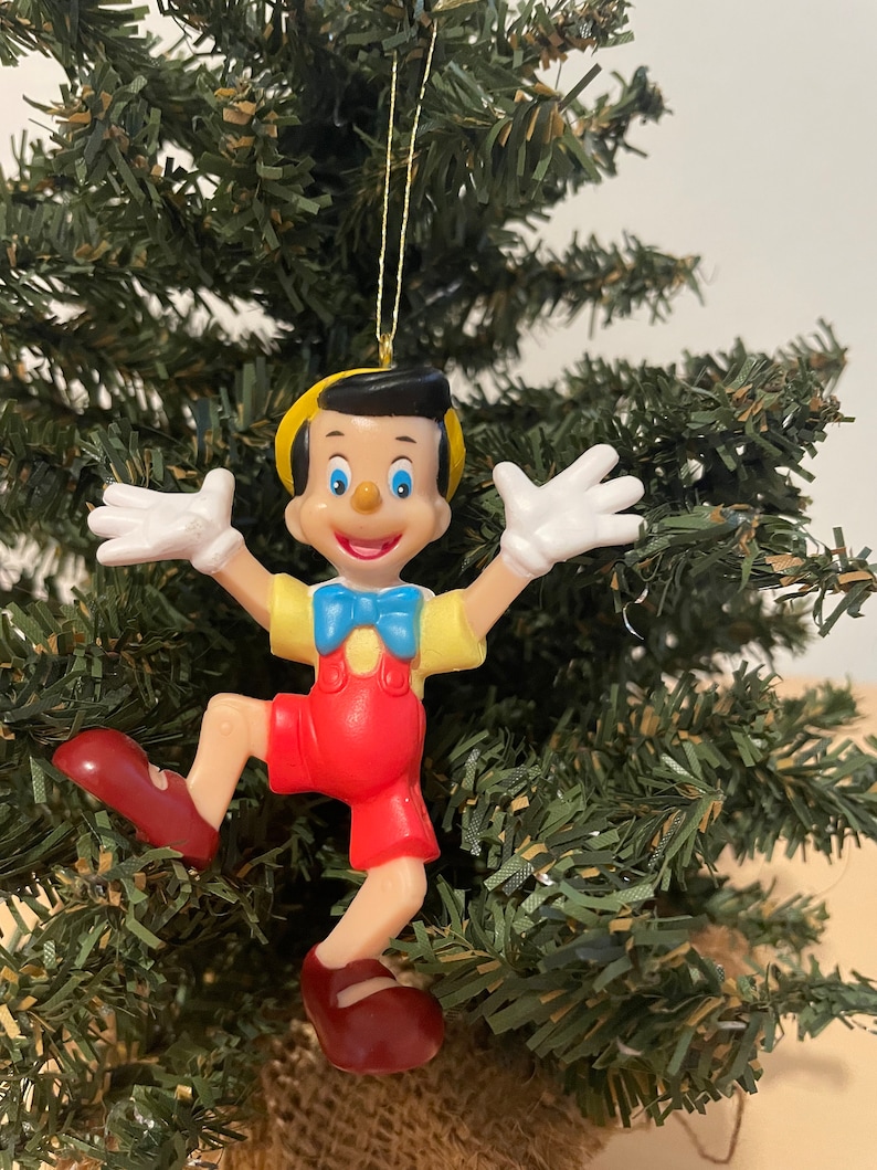 Pinocchio Christmas Ornament Set - Etsy