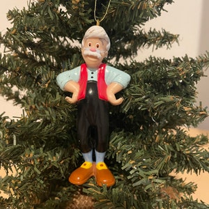 Pinocchio Christmas Ornament Set - Etsy