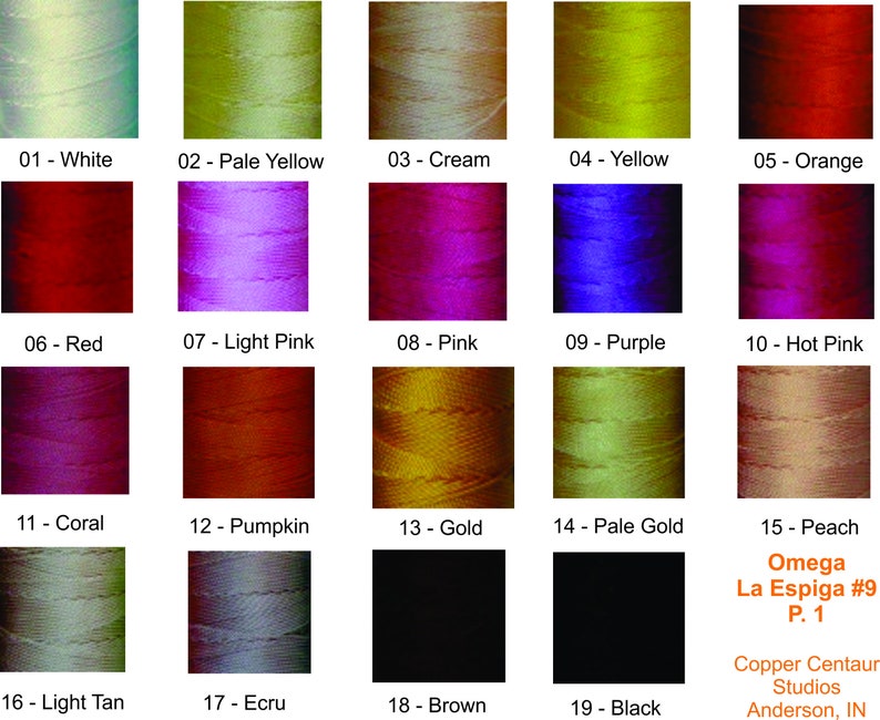 P1 Omega La Espiga No. 9 Colors 01-70 | Etsy