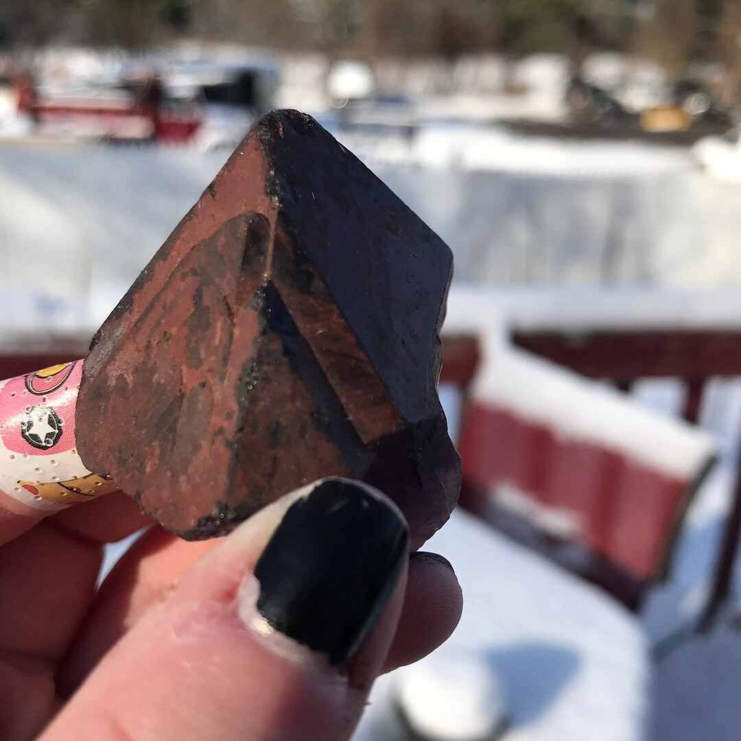 Large Red Amethyst Points - Etsy