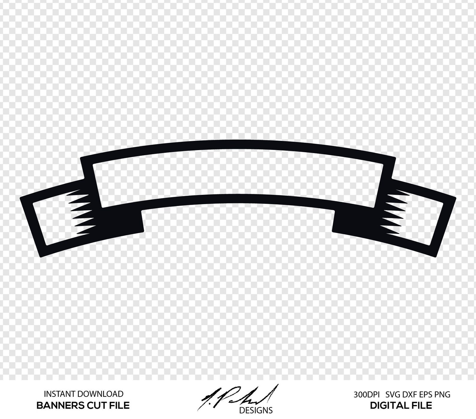 Banners Digital Cut Files Digital Files Banner SVG | Etsy