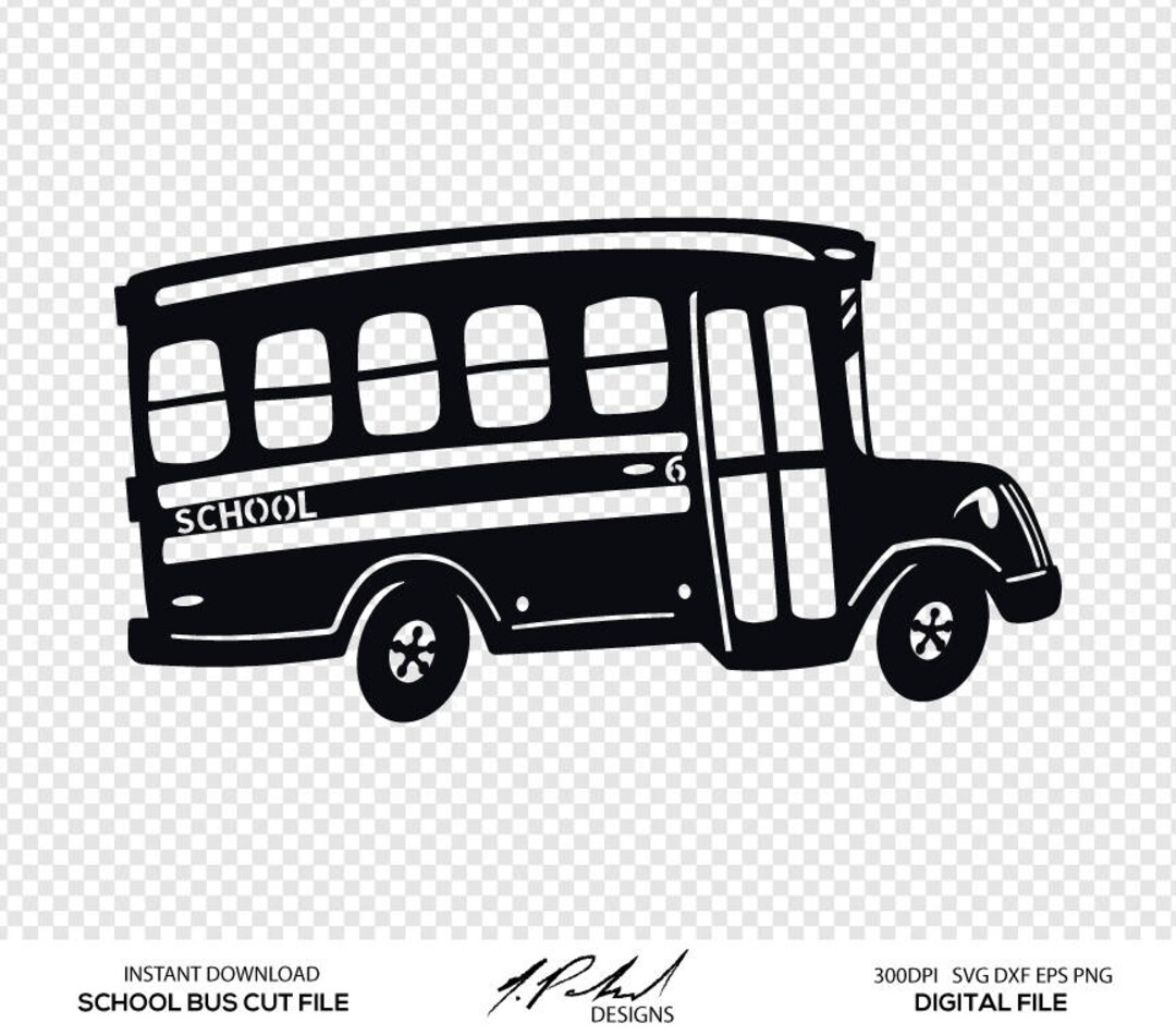 School Bus Cut File Digital Files School Bus SVG School - Etsy Ireland