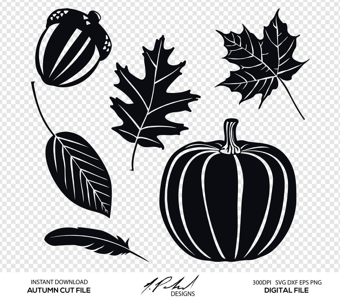 Autumn Digital Cut Files Digital Files Autumn SVG Autumn - Etsy