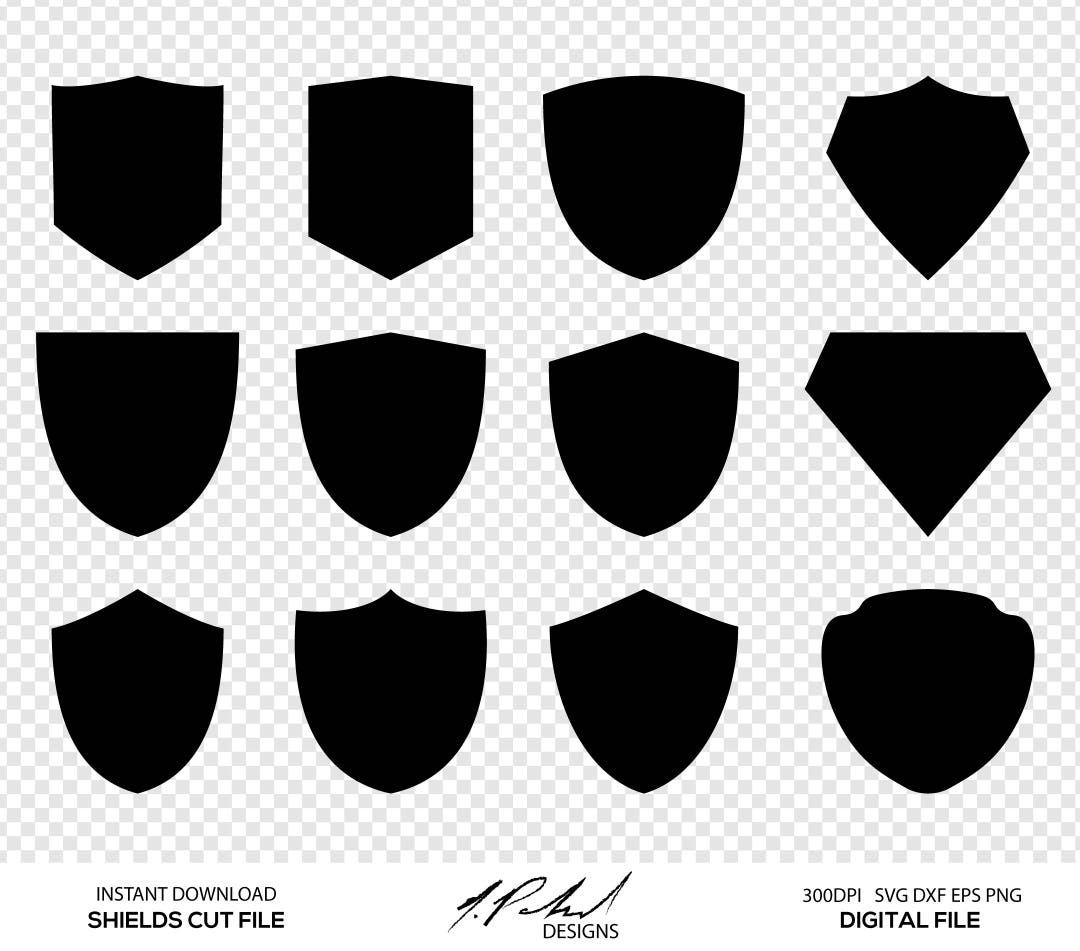 Shield Digital Cut Files Digital Files Shield SVG Shield - Etsy México