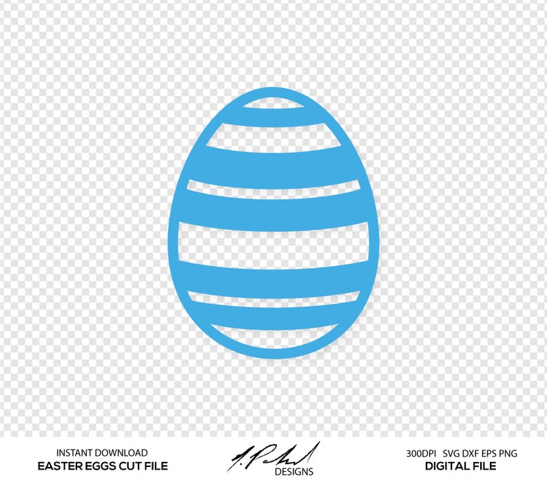 Easter Eggs Digital Cut Files Digital Files Easter SVG - Etsy