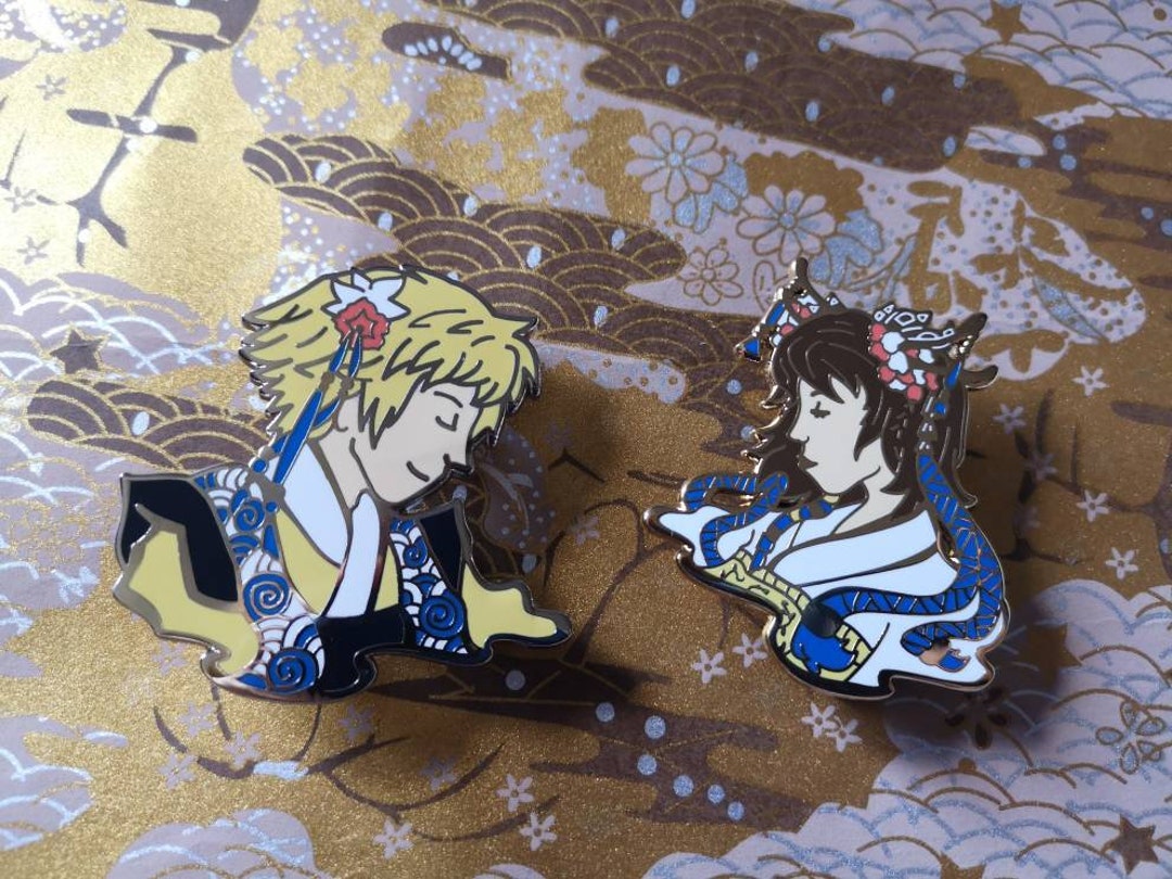 Tidus and Yuna Enamel Pin - Etsy