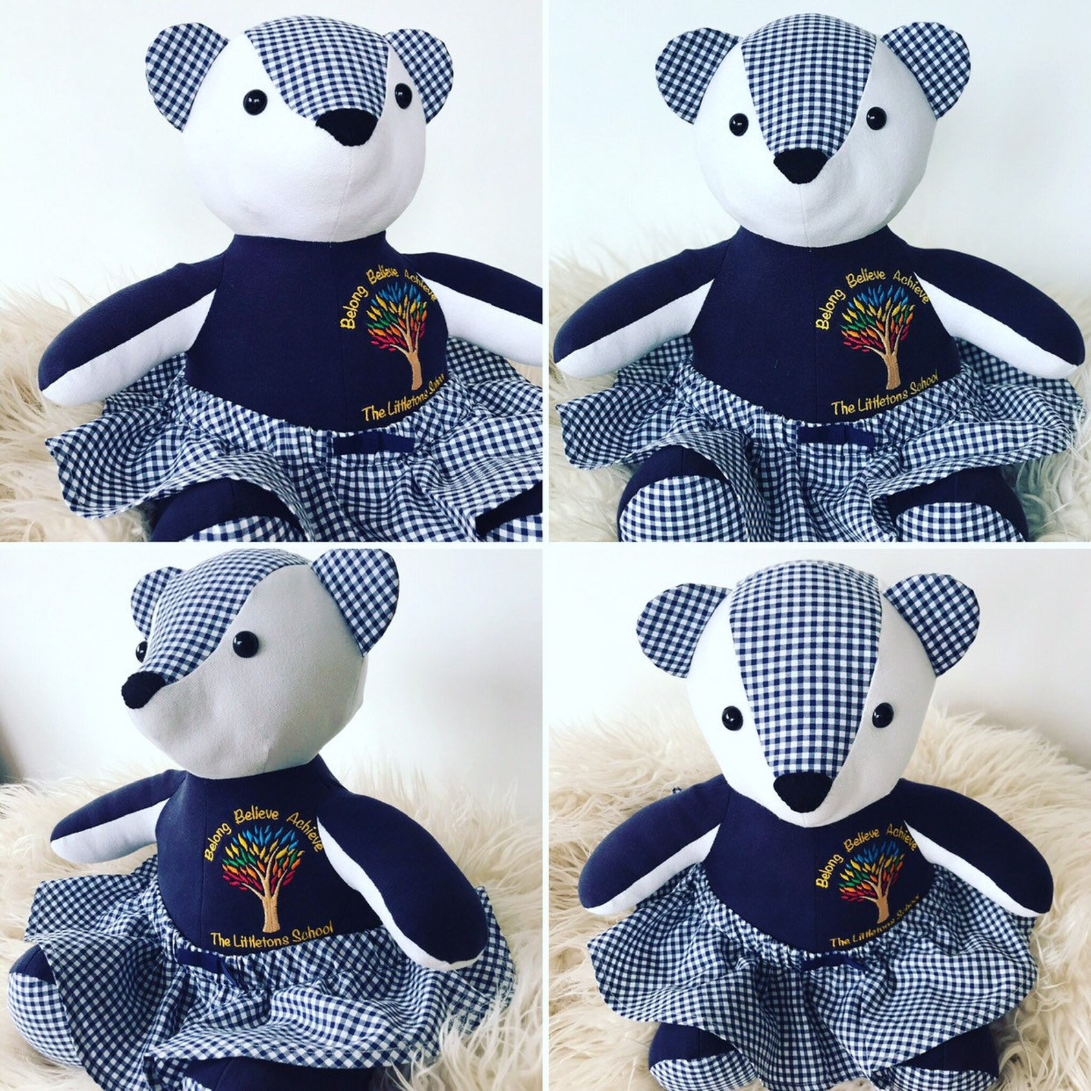 Memory Keepsake Bear Toy School Uniform Baby Clothes - Etsy