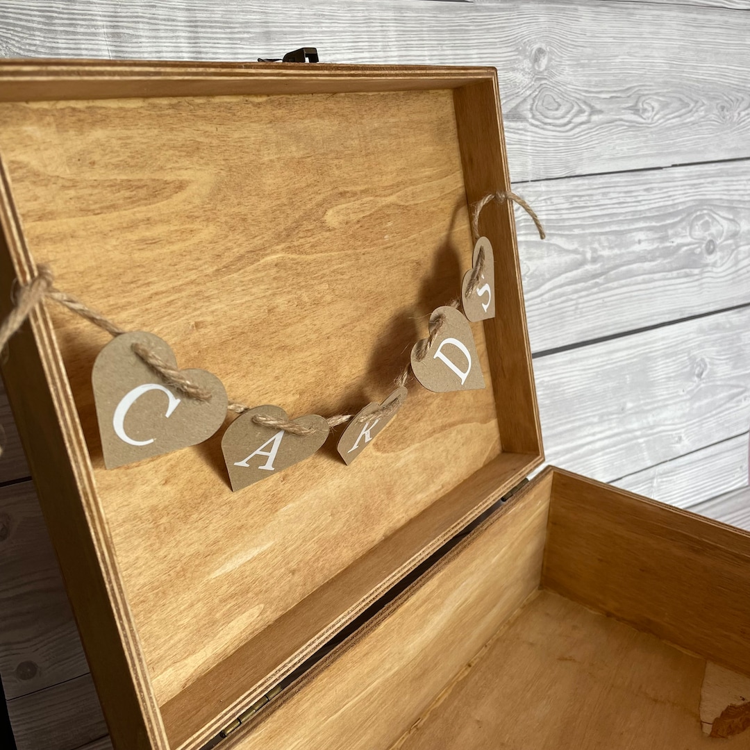 Wedding Card Box, Wedding Decor, Card Box for Wedding, Wooden Keepsake ...