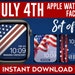 Set of 3 4th of July INDEPENDENCE DAY Apple Watch Face by Valo ...