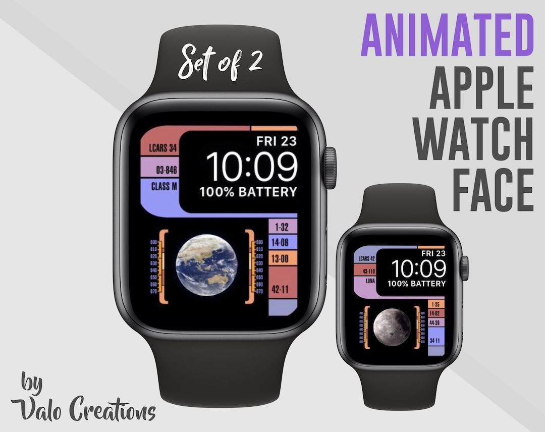 ANIMATED Sci-fi Inspired Apple Watch Face by Valo Creations | Perfect ...