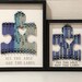 Autism Awareness Puzzle Piece Crayon Art SMALL, Wall Art Puzzle Piece ...