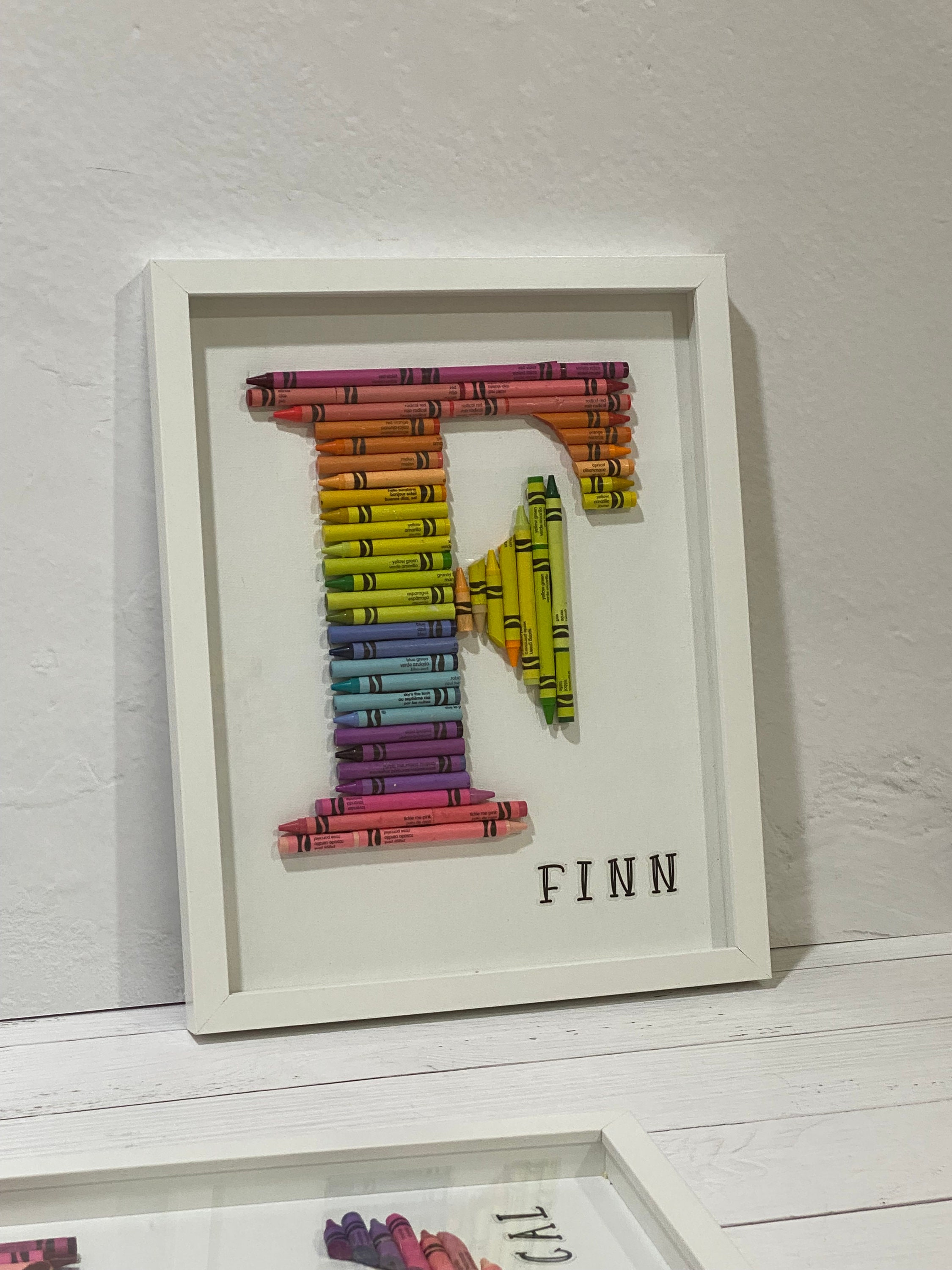 Crayon Letter Art