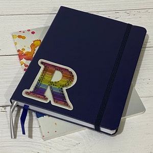 Letter R, Alphabet Letter Vinyl Decal, Cute Sticker, Crayon Letter ...