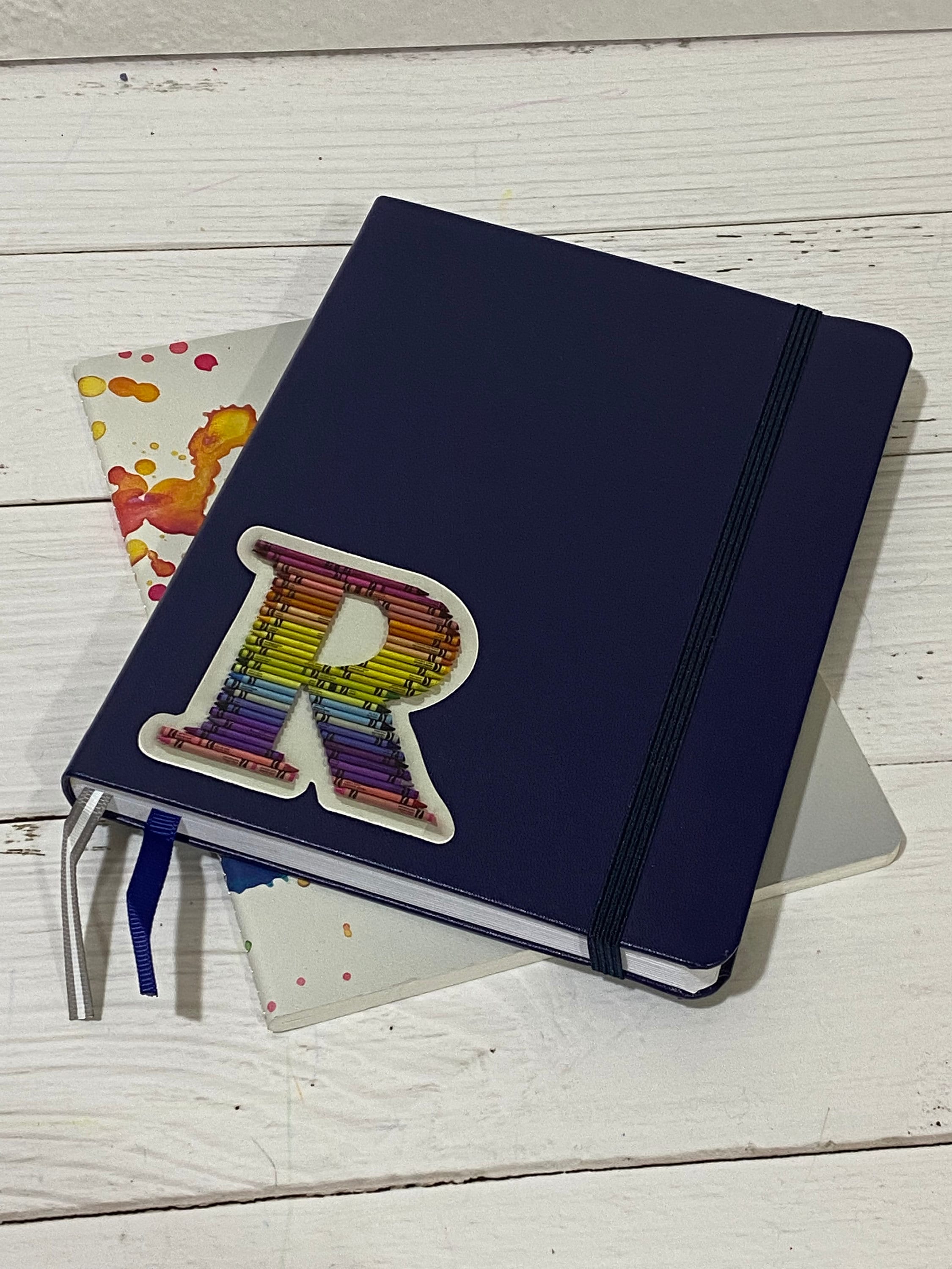 Letter R, Alphabet Letter Vinyl Decal, Cute Sticker, Crayon Letter ...
