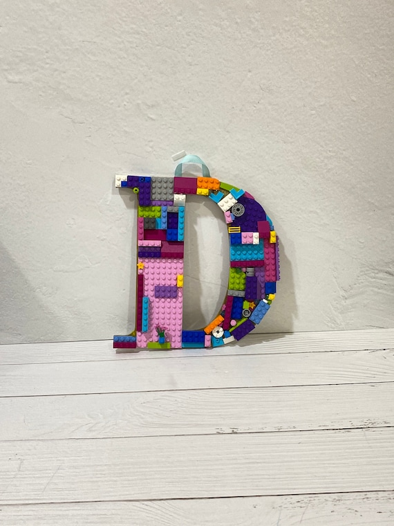 READY TO SHIP Letter D Building Brick Monogram Building | Etsy