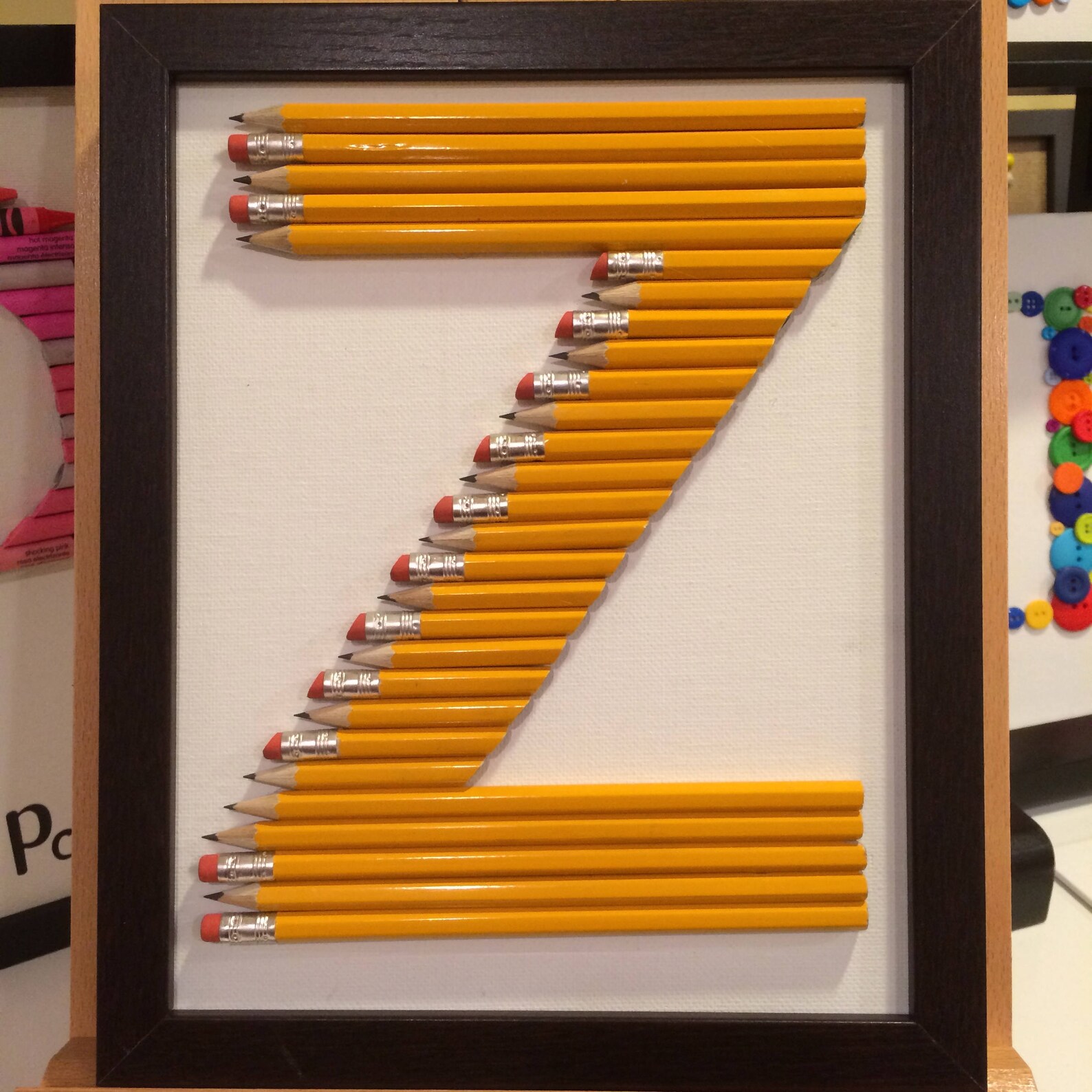 Custom Pencil Monogram Large small Available Also - Etsy