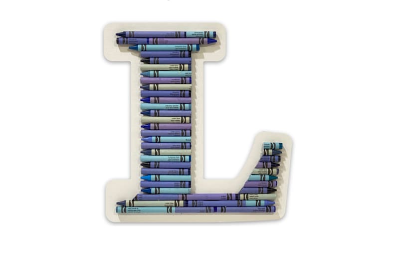 Letter L Alphabet Letter Vinyl Decal Cute Sticker Crayon - Etsy
