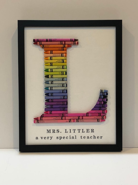 Crayon Letter Art