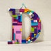 READY TO SHIP Letter D Building Brick Monogram Building - Etsy
