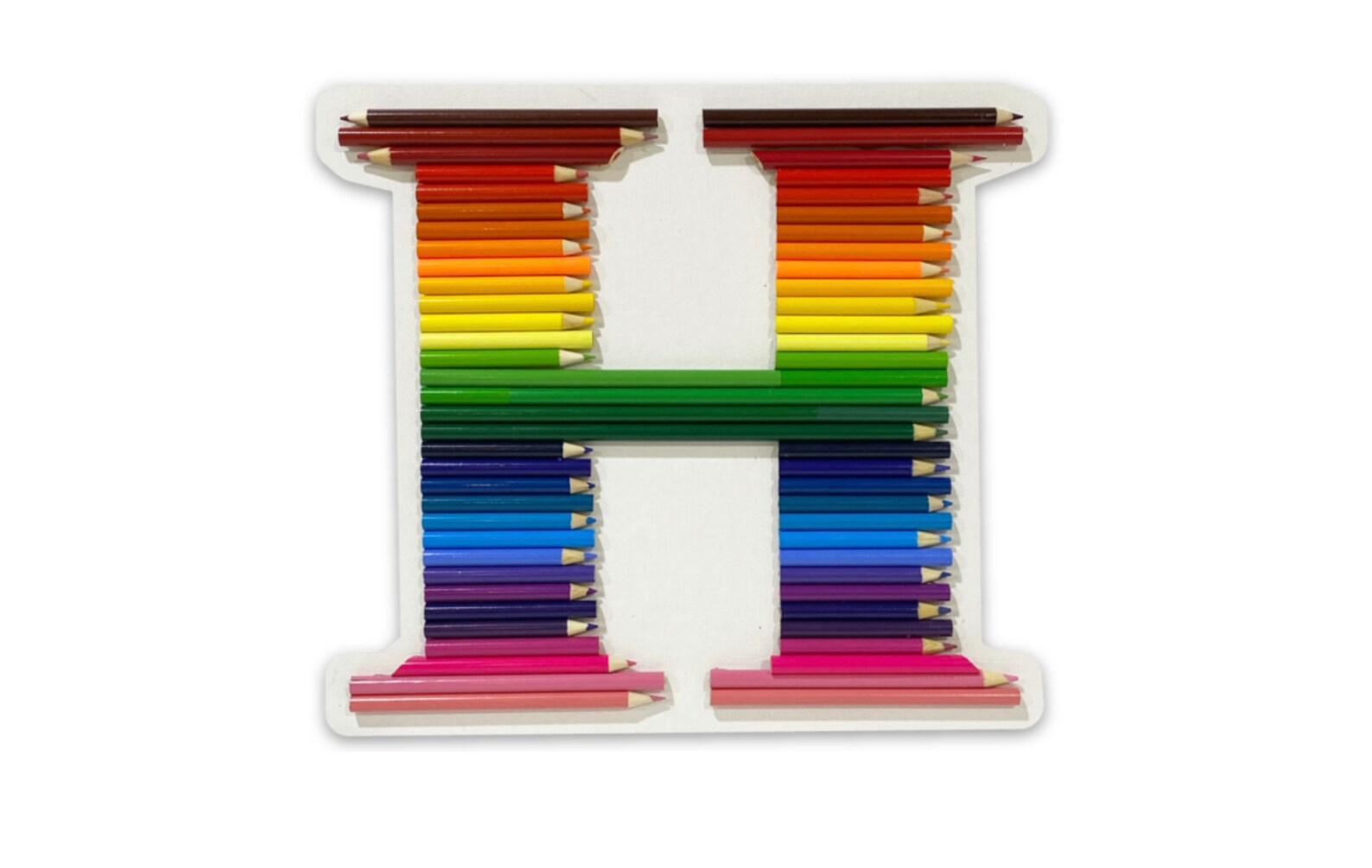 Letter H Alphabet Letter Vinyl Decal / Cute Sticker / Crayon - Etsy