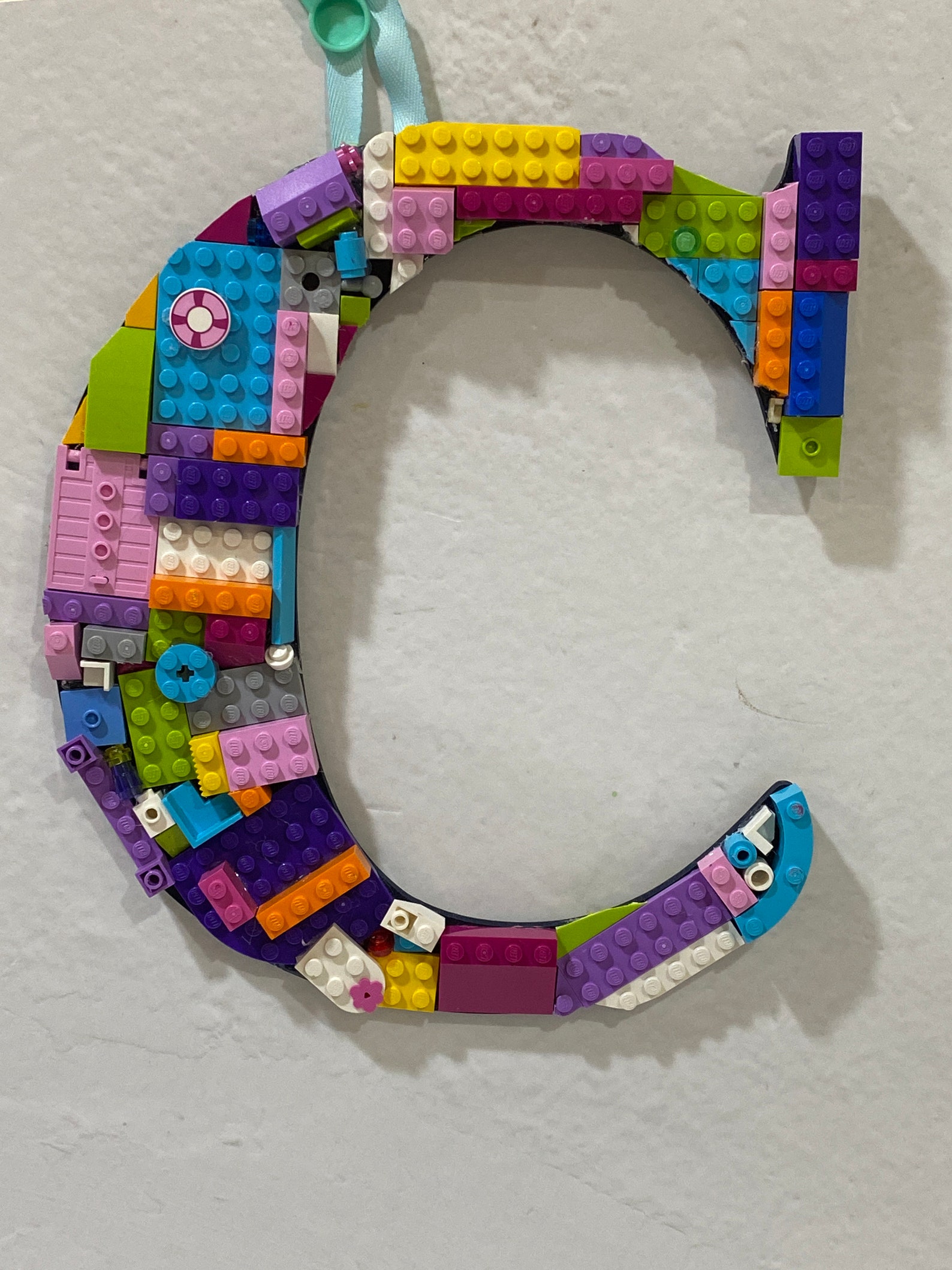 READY TO SHIP- Letter C- Building Brick Monogram , Building Blocks ...